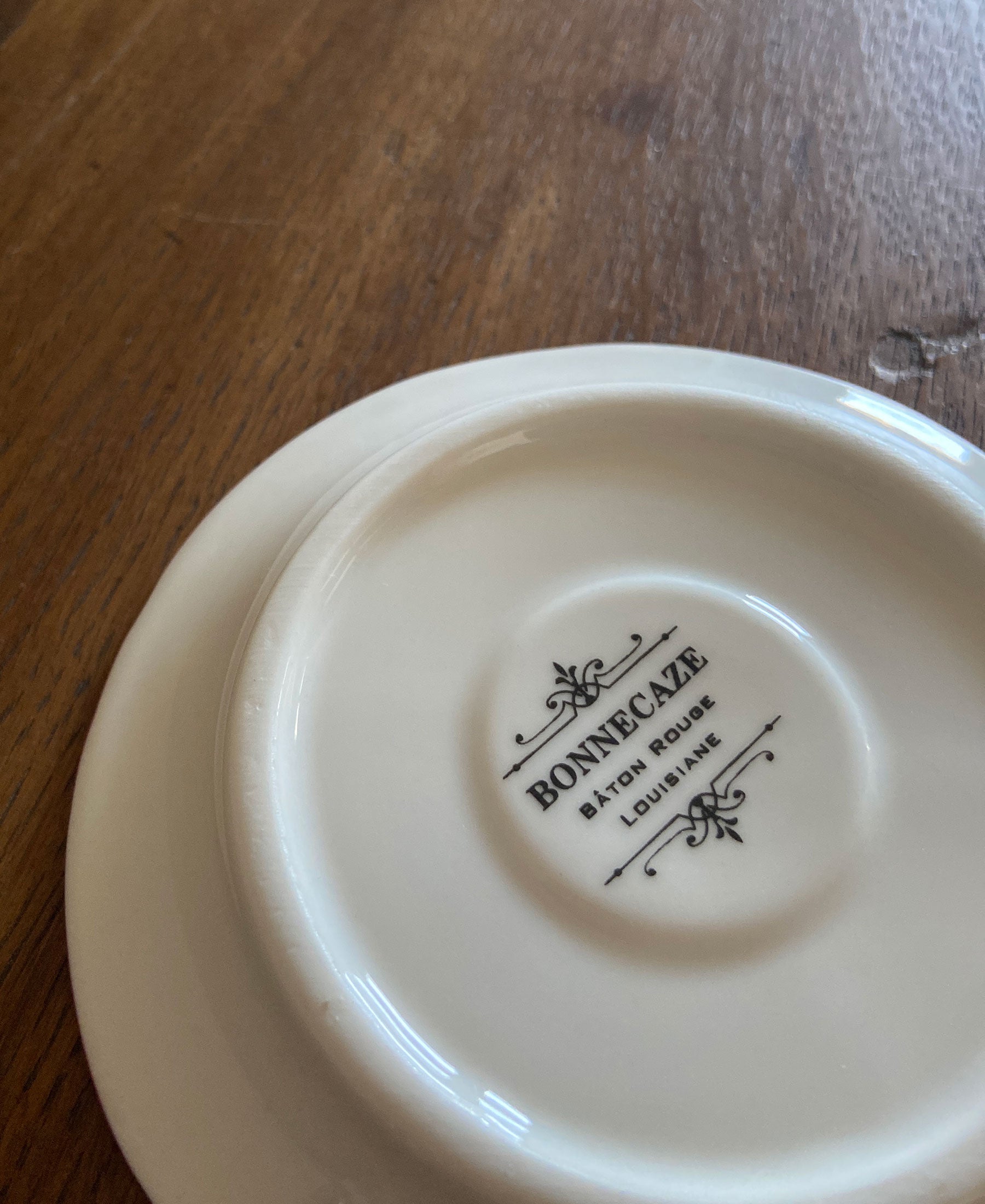 Bonnecaze / Plate / Coaster (3f / Vert&Argent) – petiteparis